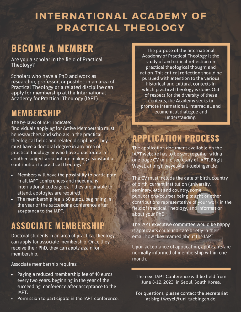 NEW MEMBERS – International Academy of Practical Theology